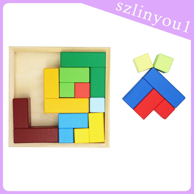 New Arrival Kids Wood Cubes Building Blocks Puzzle Games Toys Learning ...