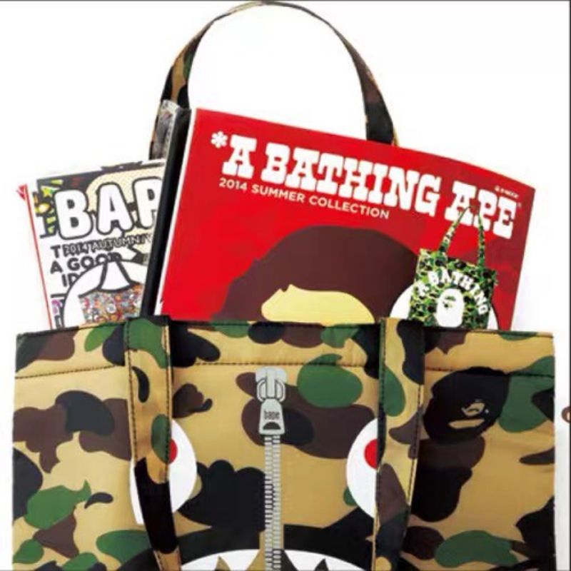Bape a Bathing Ape Bape Camo Shark กระเป๋าสะพายข้าง - yindee_shop26 ...