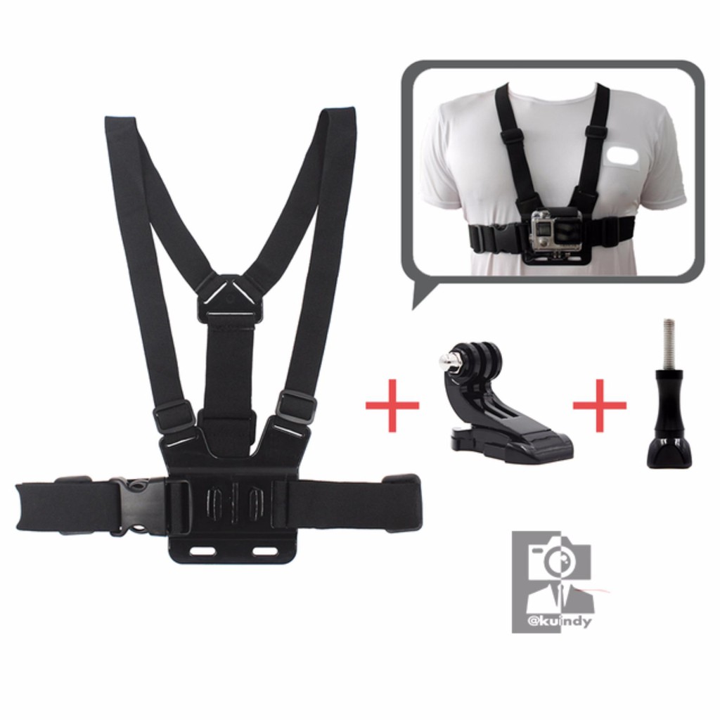 สายคาดอกพร้อมอุปกรณ์Chest Strap Belt Body Tripod Harness Mount For ...