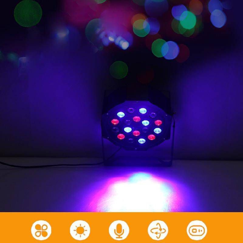 ไฟ LED พาร์ 36 ไฟเวทีไฟเวทีรีโมท DMX ควบคุมไฟ RGB สําหรับงานปาร์ตี้งาน ...