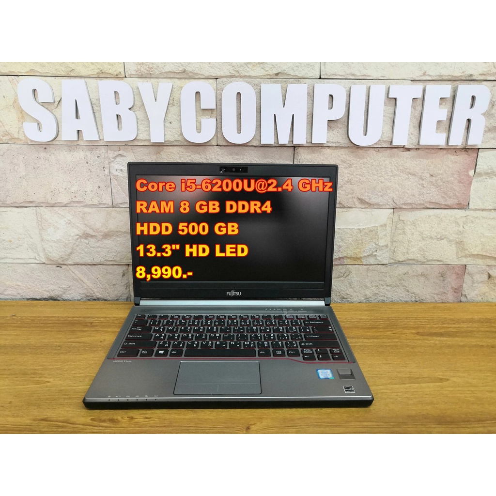 โน๊ตบุ๊คมือสอง มีไวไฟ-NOTEBOOK FUJITSU LIFEBOOK A553 RAM 4หน้าจอใหญ่ ...