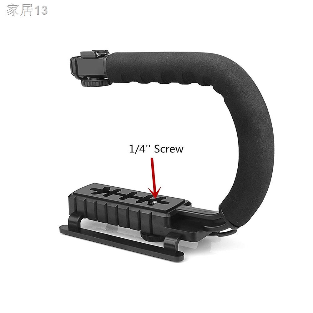 ข้อเสนอพิเศษCU Shape Video Camera Stabilizer Handle Grip Mount For ...