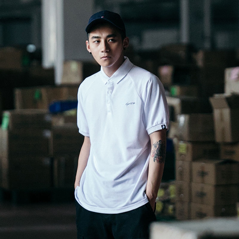 เสื้อโปโล เสื้อผ้าผู้ชาย BDCT น้ำยี่ห้อเดิมเสื้อโปโลสีทึบแขนสั้นชายฤดู ...