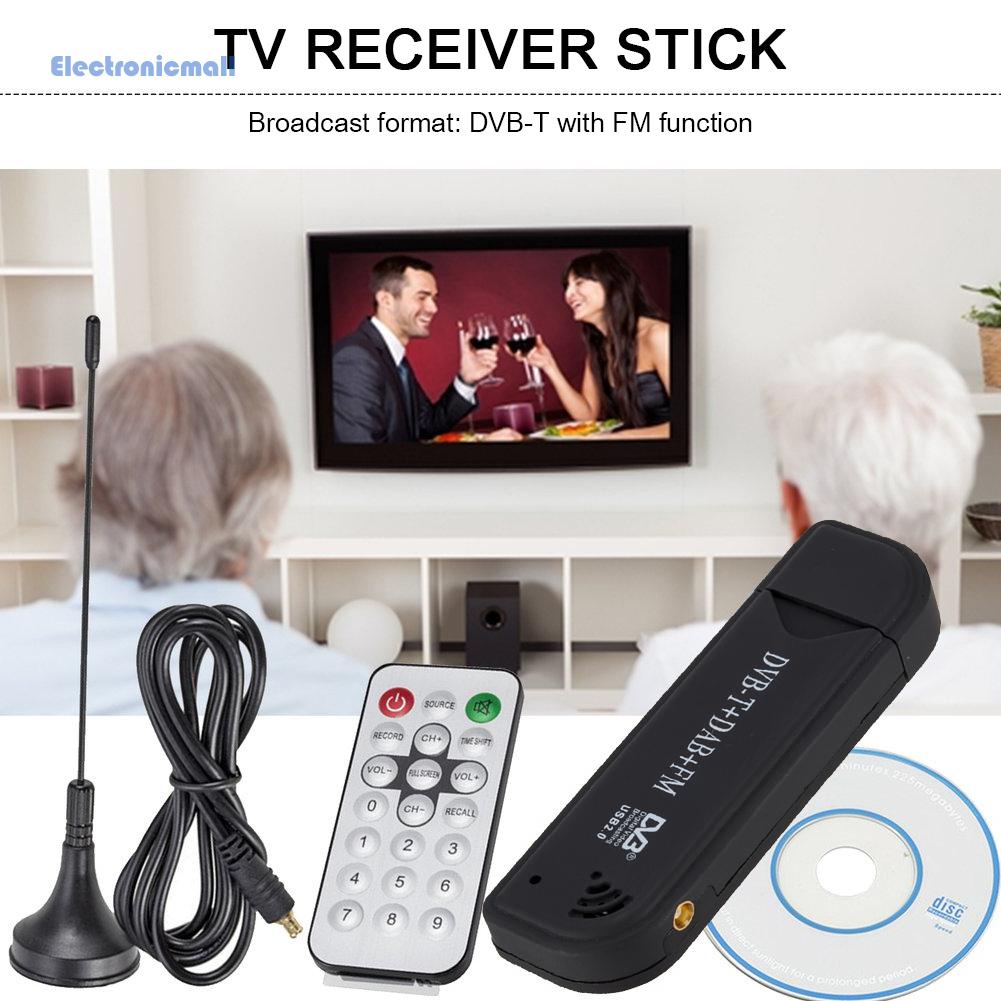 ElectronicMall01 DVB-T DAB FM USB 2.0 Stick Digital TV Antenna Receiver ...