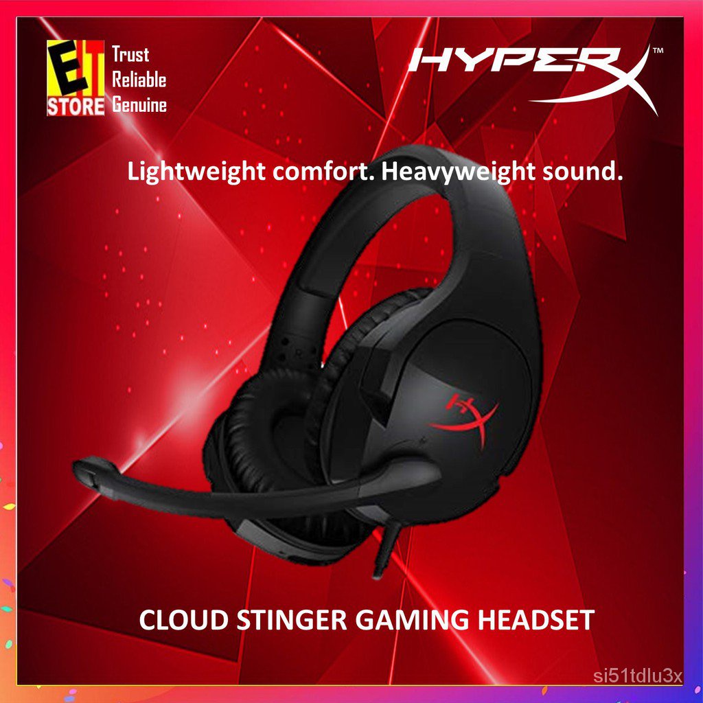 2021KINGSTON HYPERX CLOUD STINGER GAMING HEADSET (HX-HSCS-BK/AS)2022 ...