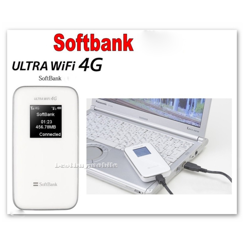 Pocket WiFi Router unlocked WiFi SoftBank 102Z Hotspot 4G LTE ** 4G ...