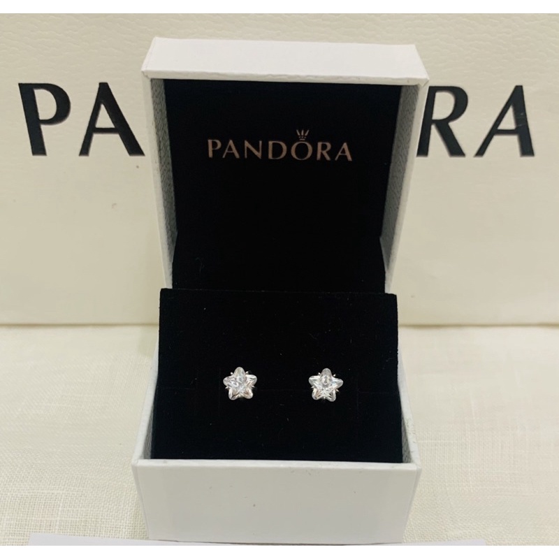 Pandora family tree heart stud earring แท้100 - pandoradd - ThaiPick