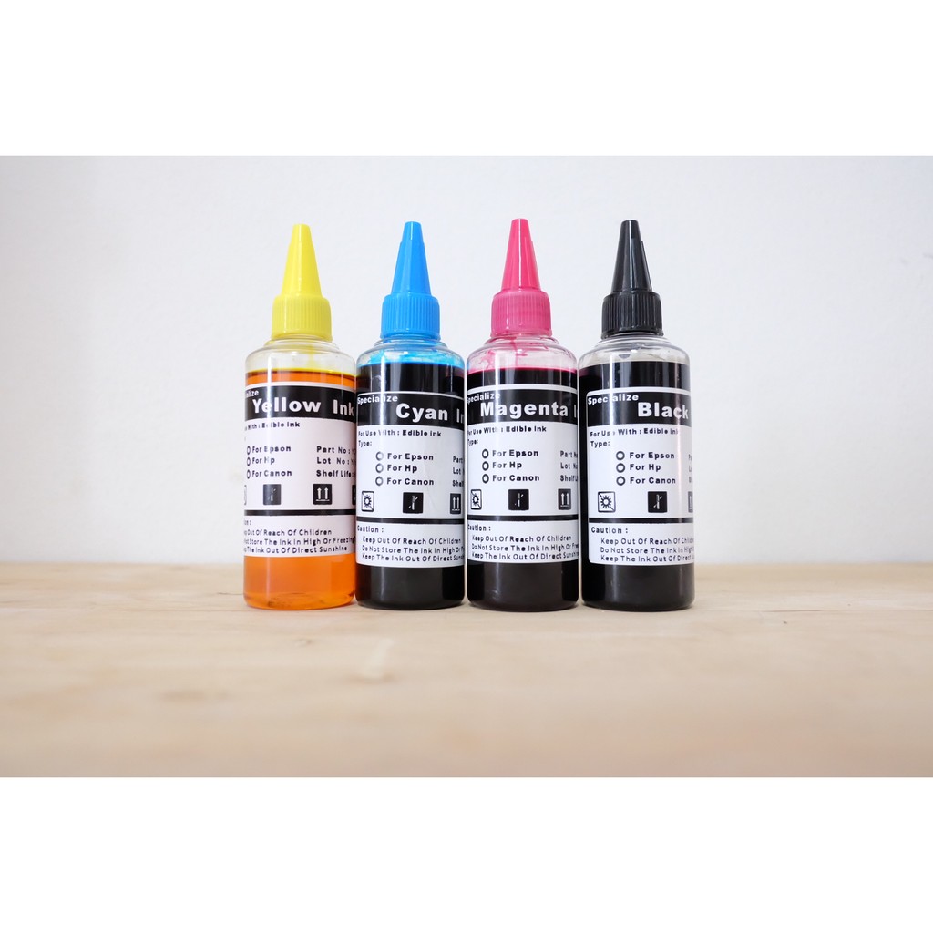 หมึกกินได้ / Edible ink set (มาตรฐานUSA&FDA) | Shopee Thailand