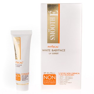 Smooth E Physical White Babyface UV Expert Sun Screen SPF 50 PA ...