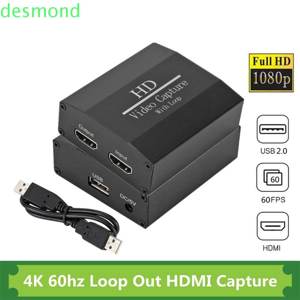 DESMOND for PS4 Game HDMI Video Capture Card HD HDMI to USB 2.0 Video ...