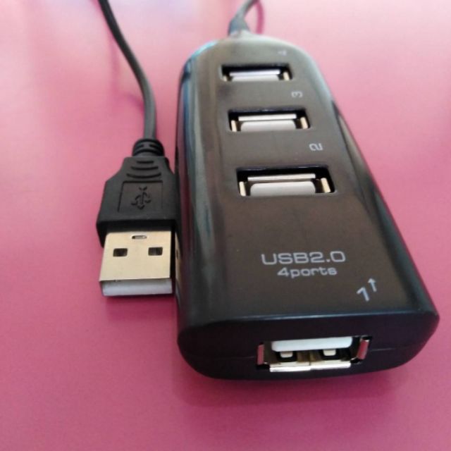 USB hub 4 ports เพิ่มช่องเสียบ USB.ใข้ได้ 4 ตัวต่อ | Shopee Thailand