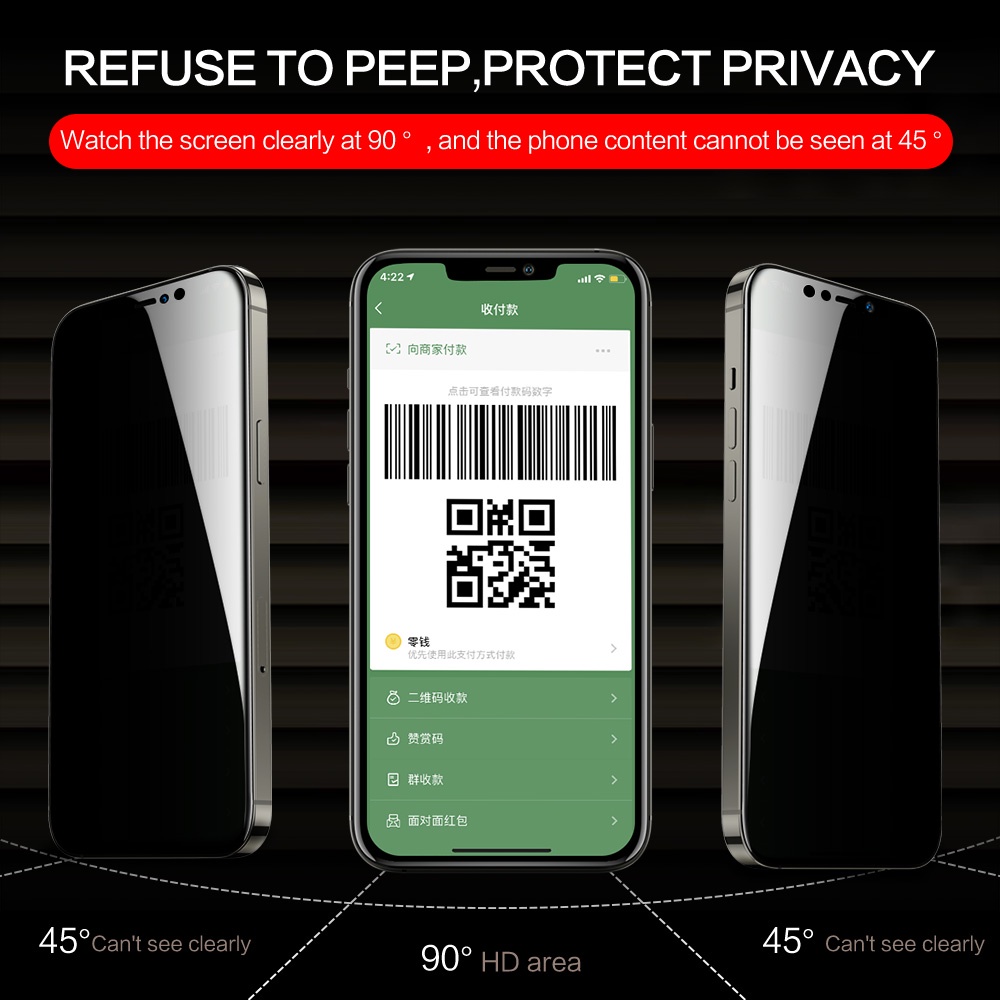 SmartDevil Globle ฟิล์มกระจกนิรภัยกันรอยหน้าจอ กันแอบมอง กันรอยนิ้วมือ เพื่อความเป็นส่วนตัว ...