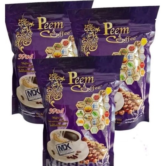 กาแฟภีมคอฟฟี่ Peem Coffee 3ห่อมี 45 ซองเล็กมีเก็บเงินปลายทาง - bigbom45 - ThaiPick