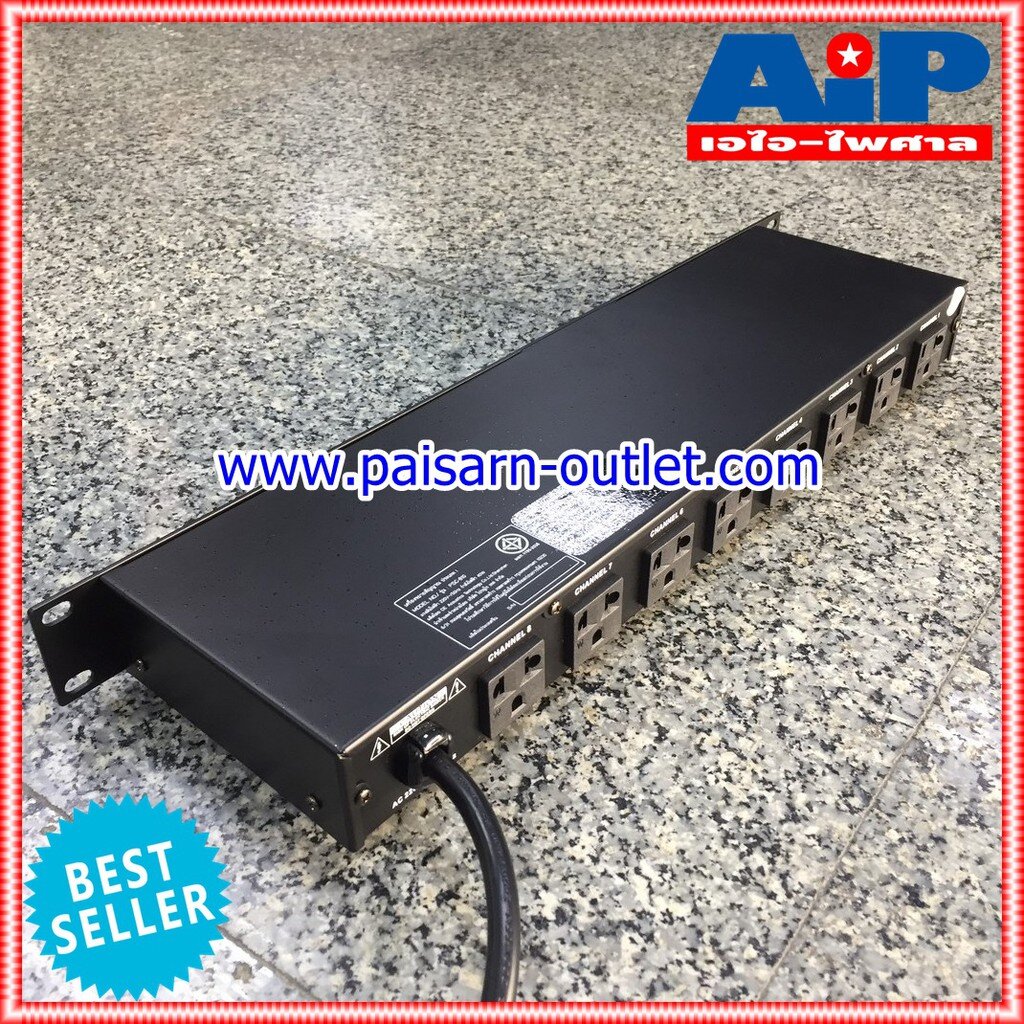 ปลั๊กพ่วงติดแร็ค PROEUROTECH PSC810 ปลั๊กติดแร็ค ปลั๊กไฟตู้แร็ค ปลั๊กไฟติดตู้แร็ค ติดแร็ค PSC ...