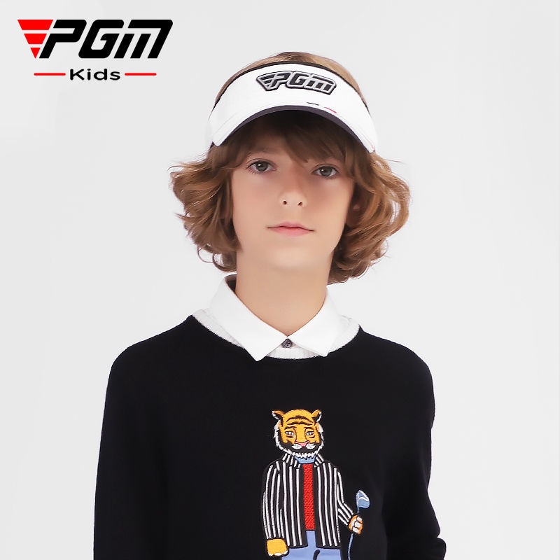 PGM 2022 หมวกกอล์ฟเด็กใหม่ หมวกลูกกอล์ฟ ตาข่ายระบายอากาศซับเหงื่อแบบไม่มีส่วนบน - tt59a415r1 ...