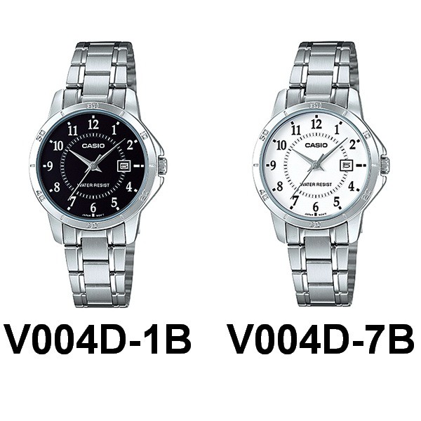 Casio รุ่น LTP-V004 นาฬิกาข้อมือผู้หญิง ประกัน 1 ปี แท้ 100 ...