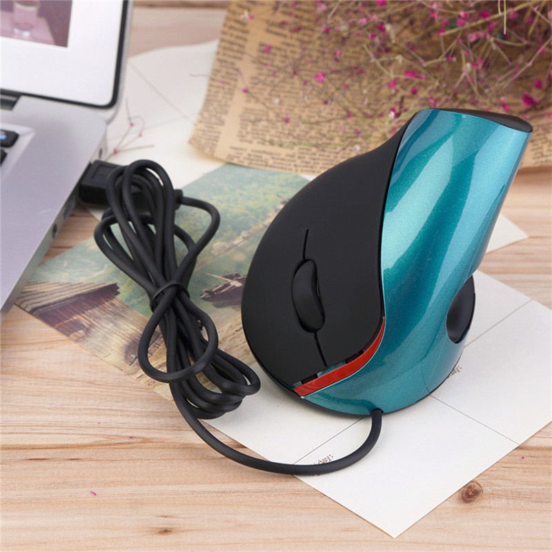 diy♦♗☼5D Wired Vertical Optical Mouse Ergonomic Wrist Healing USB Mouse ...