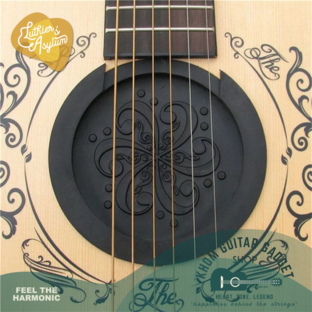สต็อคไทย ส่งจากกรุงเทพฯ แผ่นซิลิโคนปิด Sound hole กีตาร์ Ø10 ซม. ...