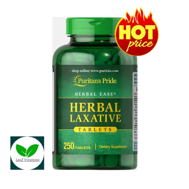Puritan's Pride Herbal Laxative / 250 Tablets - leafvitamins - ThaiPick
