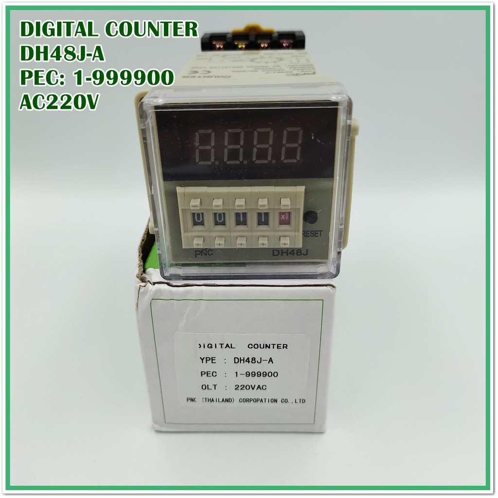 DH48J-8 (H7CN) 8ขาDH48J-A 11ขา DIGITAL COUNTER เคาท์เตอร์ดิจิตอล COUNT ...
