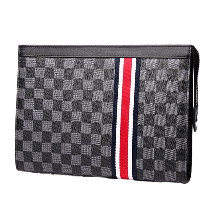 {now}Luxury Pouch Men Genuine Leather Handbag Men Business Clutch Large ...