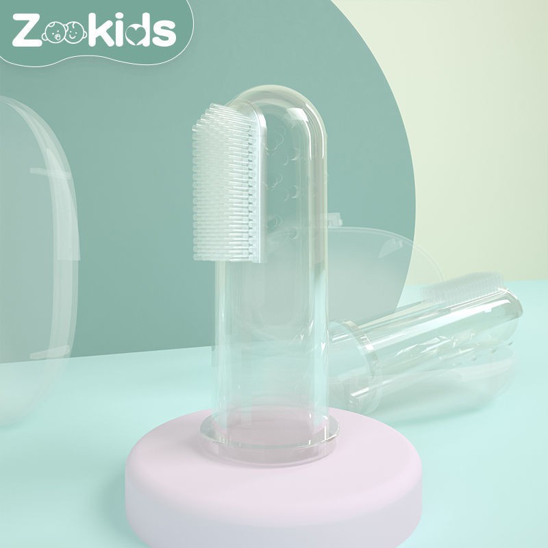 [ความร้อน] Baby brushing infant Silicone Finger Cots Toothbrush Soft ...