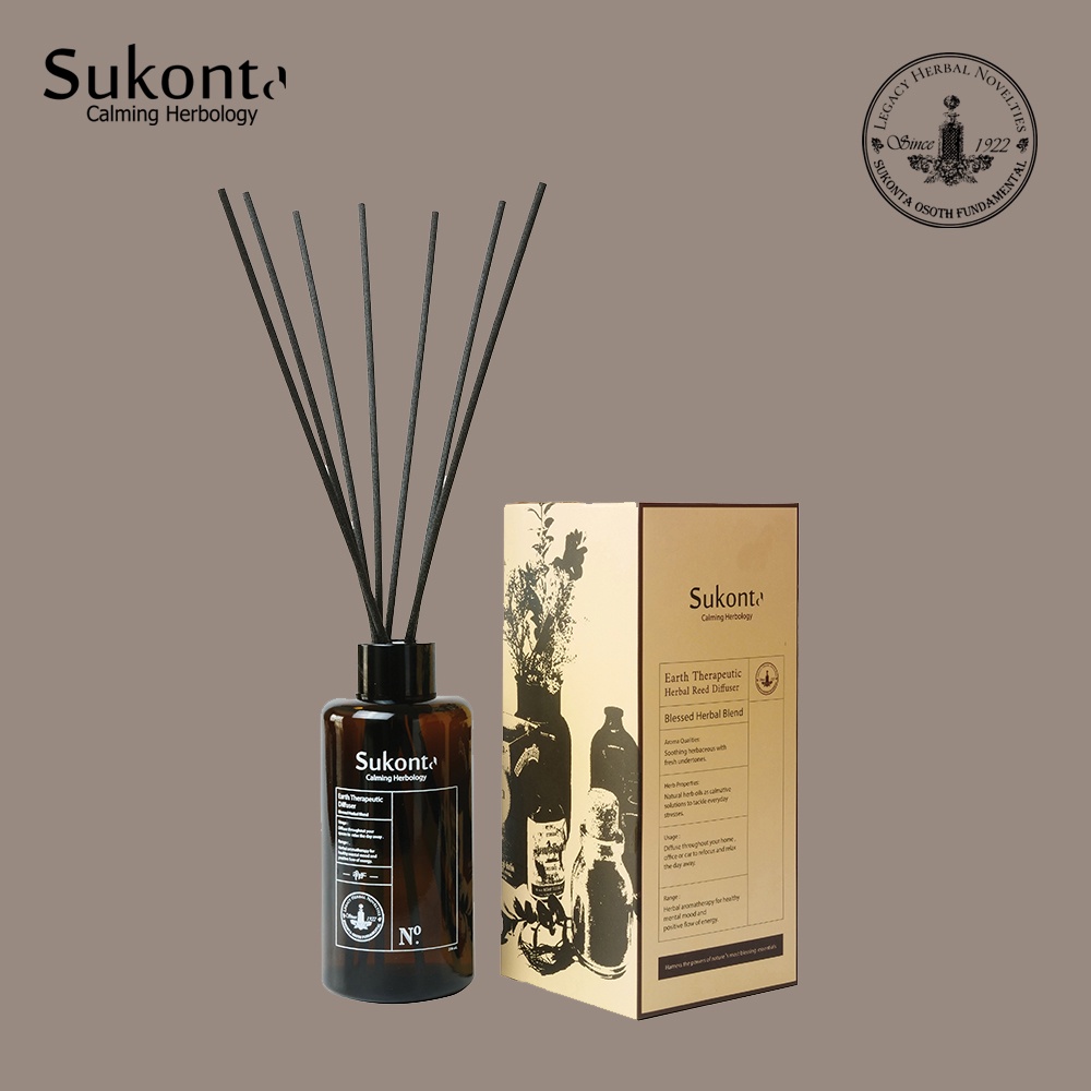 SUKONTA Botanic Series Reed Diffuser ก้านไม้หอมปรับอากาศรวมกลิ่นผลไม้ ...