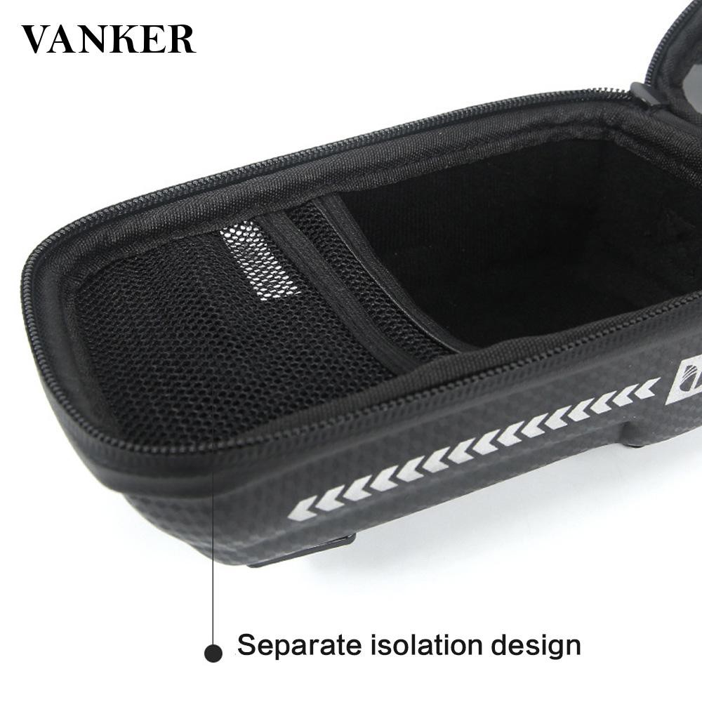 Vanker - กระเป๋าติดแฮนด์จักรยานกันน้ําสีดํา - vanker.th - ThaiPick