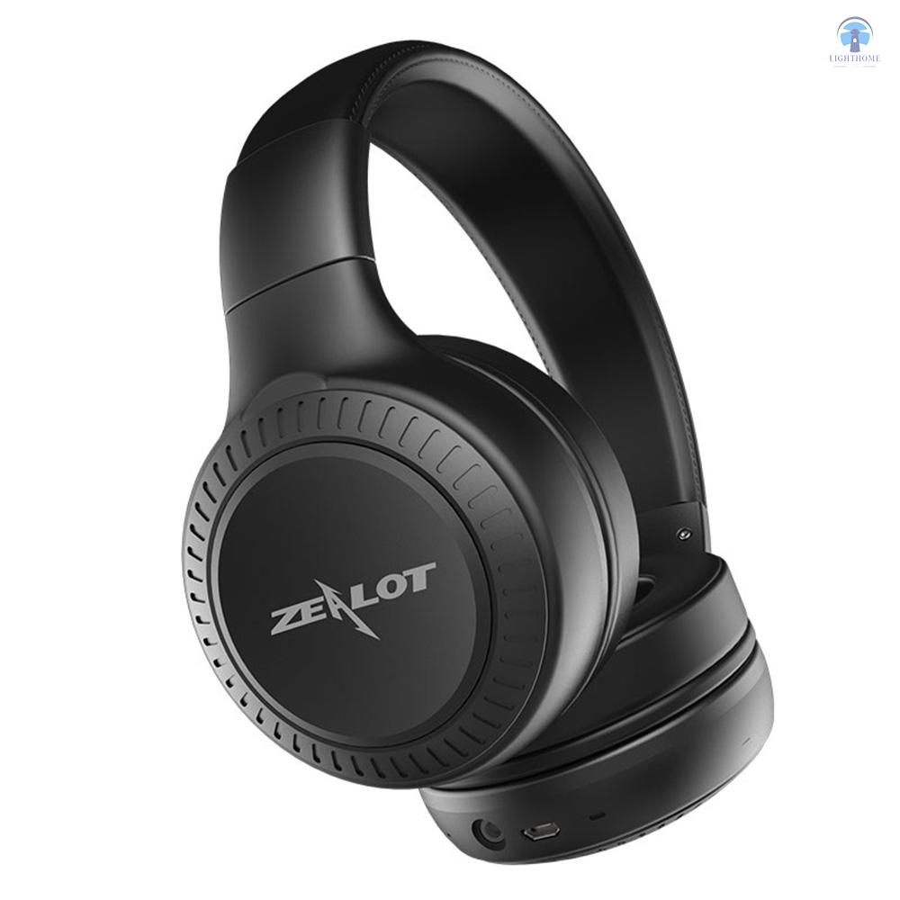 Limy ZEALOT B20 ชุดหูฟังสเตอริโอไร้สาย บลูทูธ 3.5 มม. AUX แฮนด์ฟรี พร้อมไมโครโฟน พับได้ ...