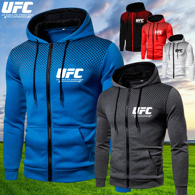 UFC Ultimate Fighting Championship MMA Gym Boxing Men Outerwear Sports ...