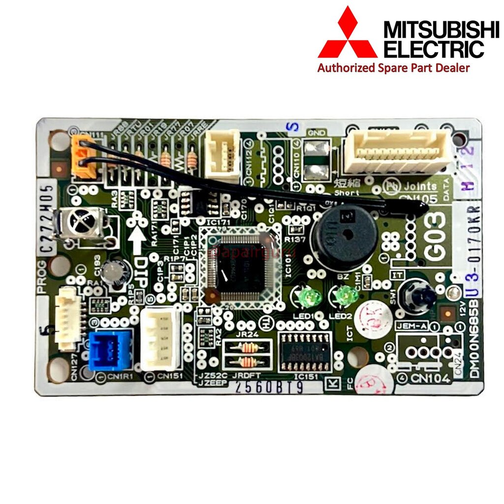 Mitsubishi รหัส E22P74452 CONTROL P.C.BOARD แผงควบคุม แผงบอร์ดแอร์ แผง ...