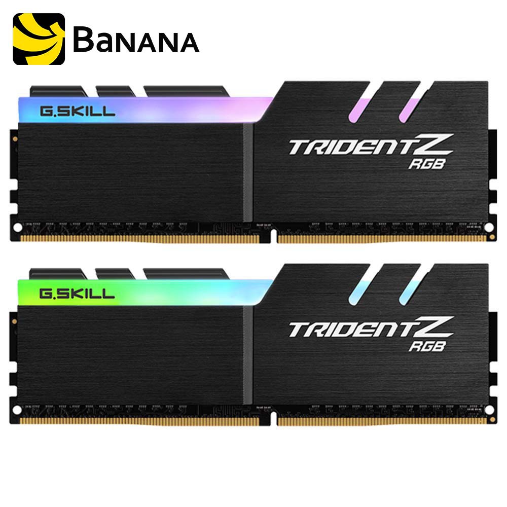 G.Skill Ram PC DDR4 16GB/3200Mhz. (8X2) RGB Trident Z by Banana IT ...