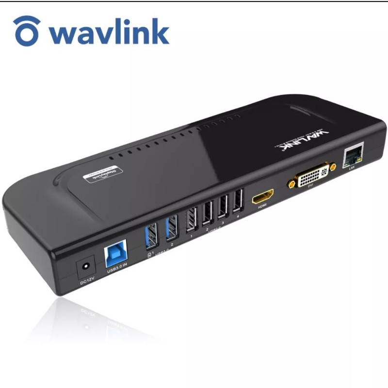 wavlink universal docking usb 3.0 | Shopee Thailand