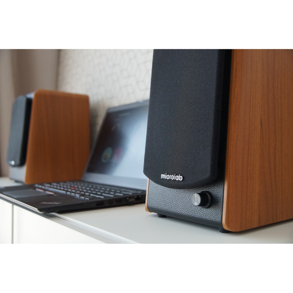 ลำโพงบลูทูธ Microlab B77 BT Stereo bookshelf Speaker สินค้ารับประกัน 1 ...