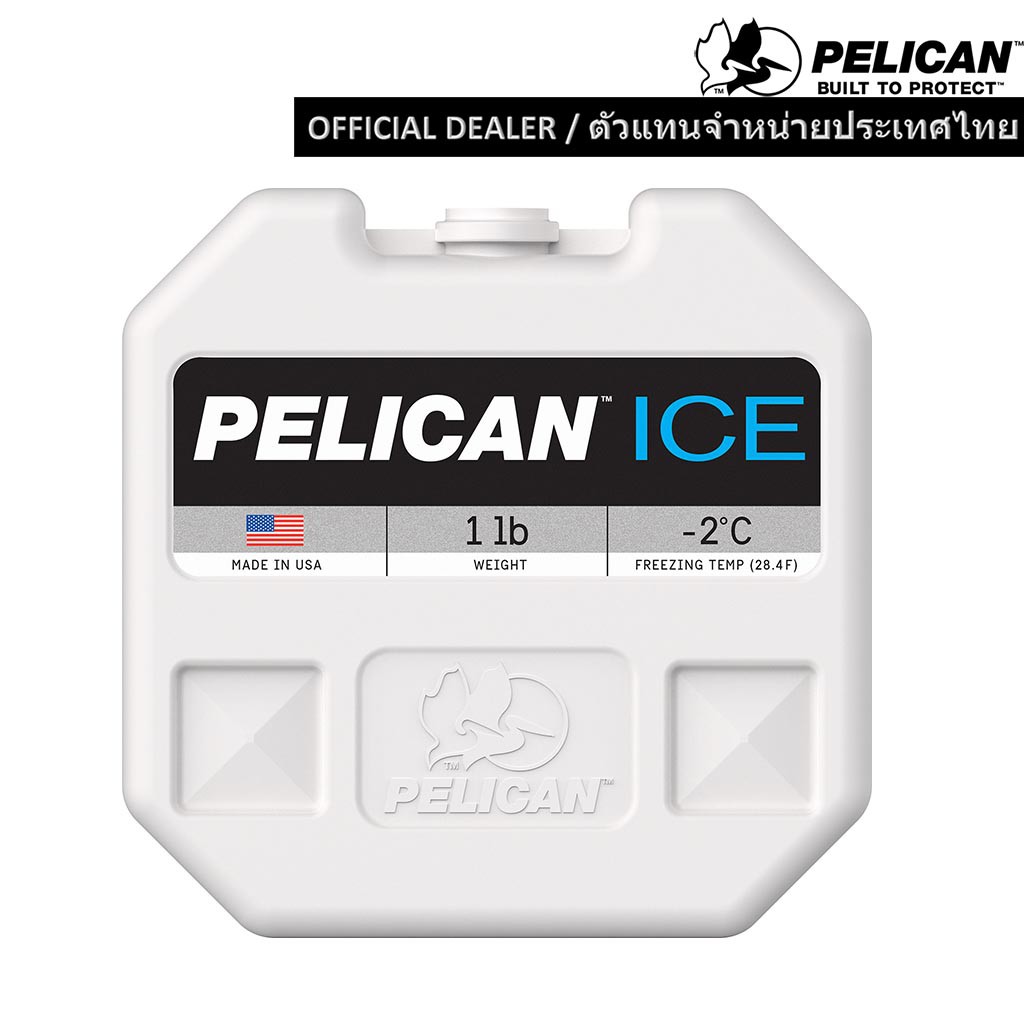 Pelican 1lb Ice Pack - ไอซ์เเพคเจลเก็บความเย็น อุณหภูมิ -2 C ขนาด 1 ...