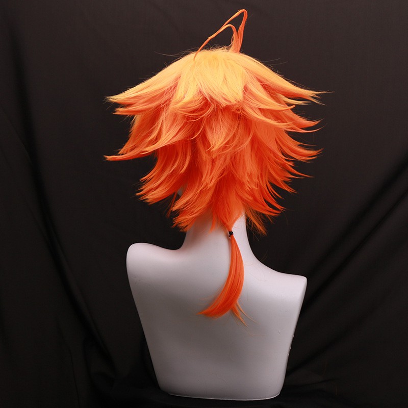 The promised neverland Emma orange yellow gradient fluffy female short ...