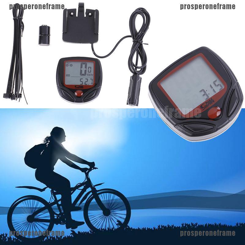 Bike Bicycle Cycling Odometer Speed Speedometer Waterproof Meter Mounta ...