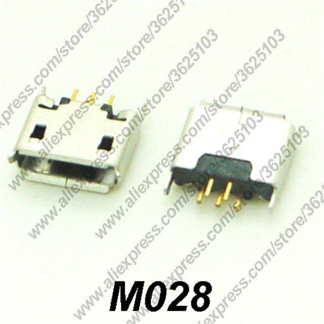 M028 Micro Usb Connector Ab Type อะแดปเตอร์ซ็อกเก็ตเชื่อมต่อสายชาร์จ ...