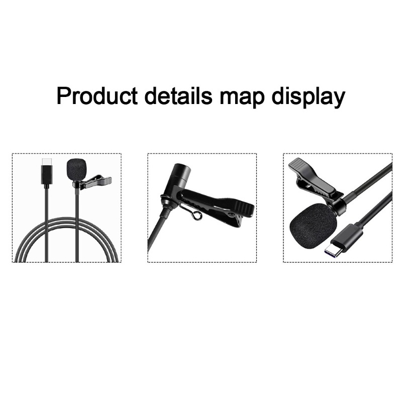Will Lavalier Microphone for INSTA-360 ONE X2 TypeC Vlog Recording ...