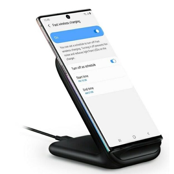 แท่นชาร์จไร้สาย Samsung EP-N5200 Fast Qi Charge สําหรับ Galaxy S10 S20 ...