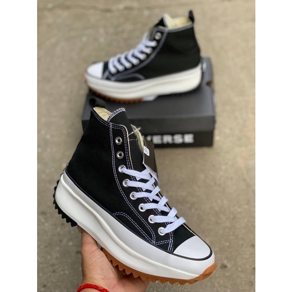 ท่องเที่ยวﺴConverse Run Star Hike สีชมพูอ่อนเพิ่มรองเท้าผ้าใบลำลองส้น ...