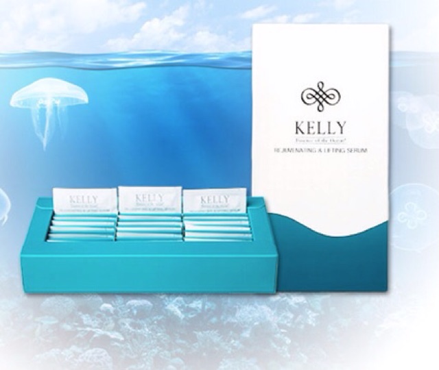 Kelly Serum (เคลลี่ เซรั่ม) ลดริ้วรอย ปรับผิวเรียบเนียน 1 กล่อง (15ซอง ...