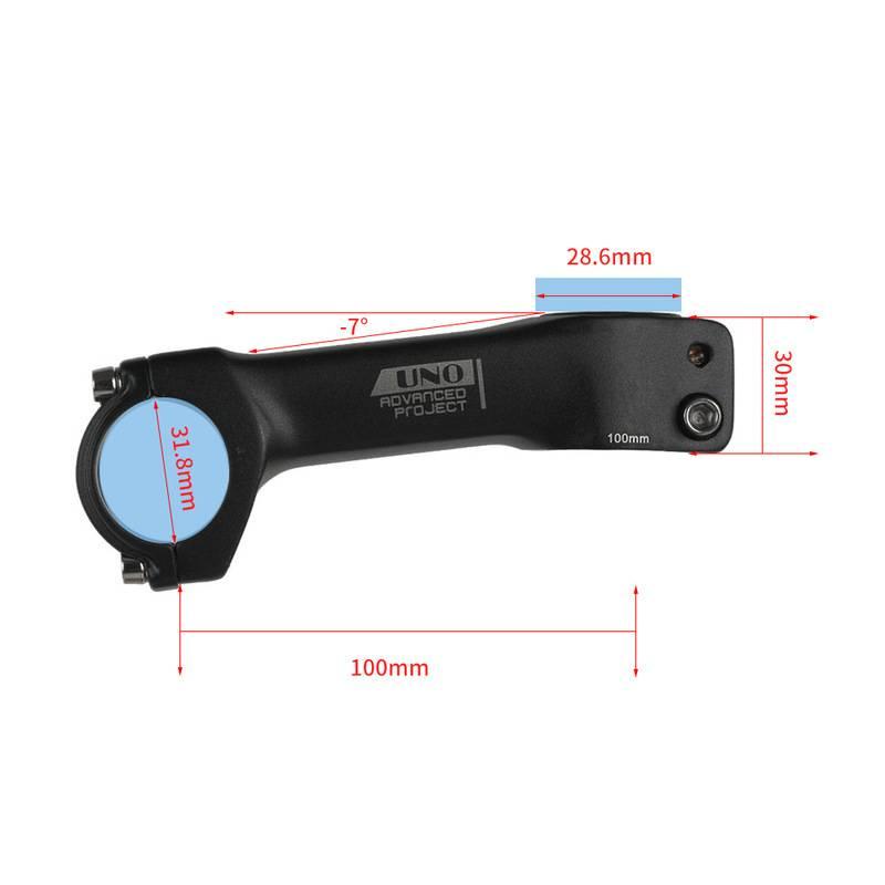 UNO mountain highway bicycle stem-7 degree 3D Forged aluminum alloy 31. ...
