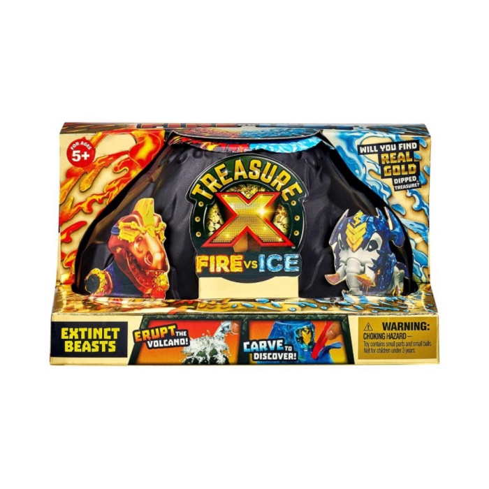 Treasure X Series 4 Fire vs Ice Figure - Extinct Beasts กระเป๋าสะพาย ...