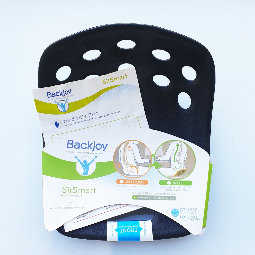 พร้อมส่ง แผ่นรองนั่งเพื่อสุขภาพ Backjoy รุ่น SiSmart Posture และ SiSmart Relief สีมาใหม่ - emp ...