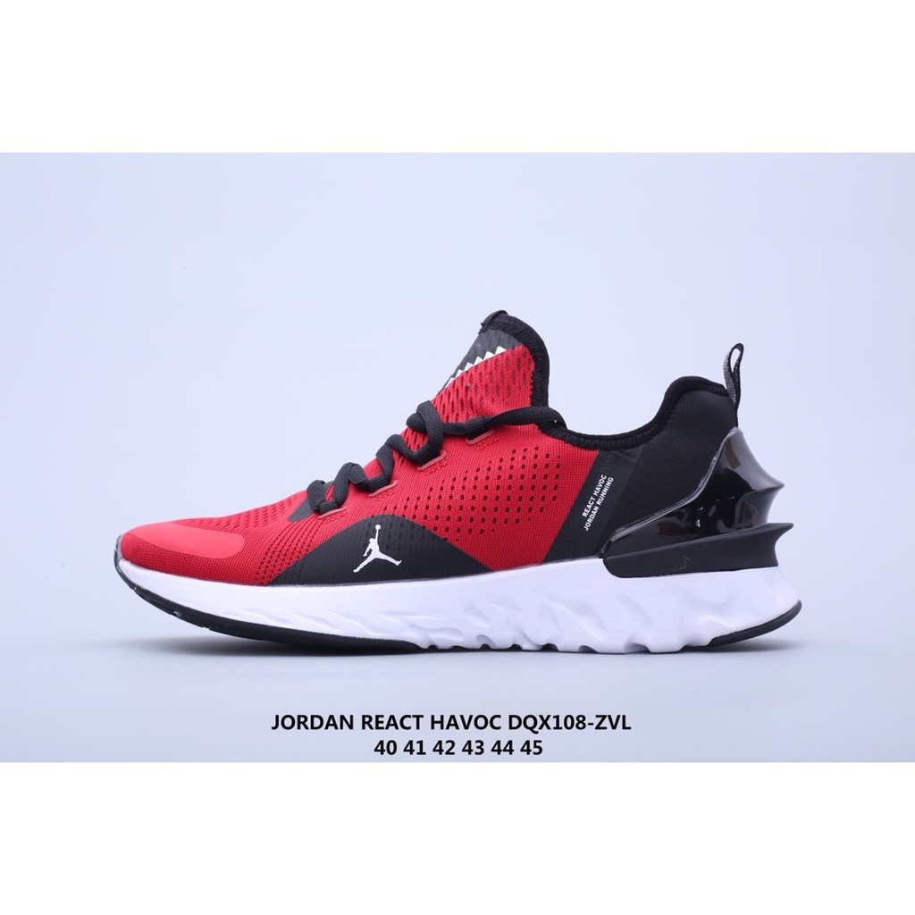 รองเท้าใหม่ Jordan React Havoc วัสดุตาข่ายระบายอากาศซูมและตอบสนองต่อการ ...