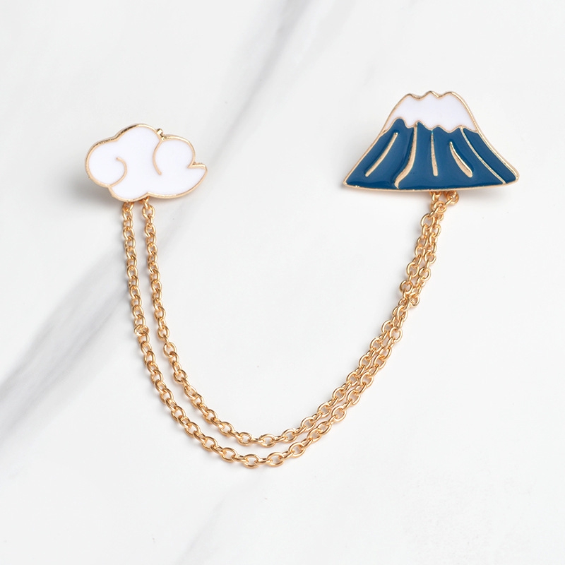 เข็มกลัด fuji ภูเขา kawaii ins pins - fantasyisland.th - ThaiPick
