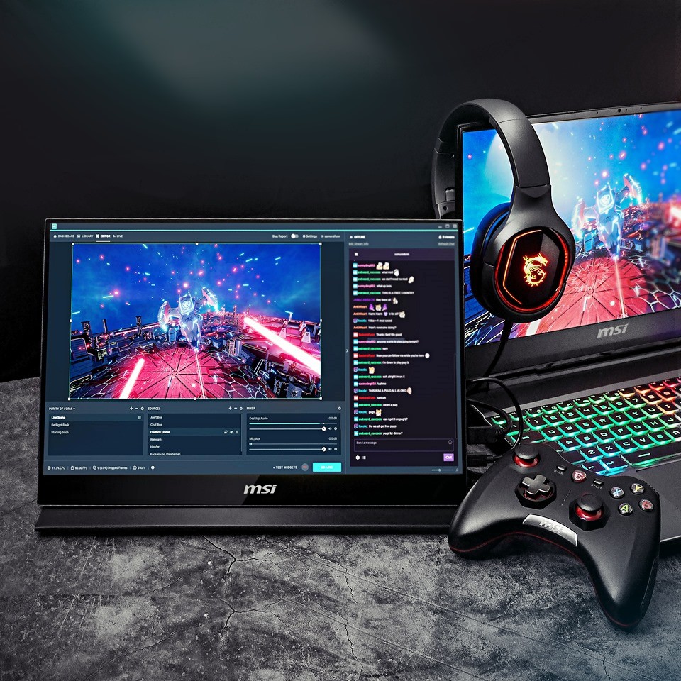 MSI Optix MAG161V Portable Monitor 16" Full HD IPS 60hz - monitor2home ...