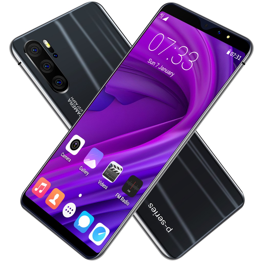 P31 PRO 6.1 นิ้ว HD hd หน้าจอเต็มหน้าจอจดจำใบหน้า （จดจำลายนิ้วมือ+การ ...