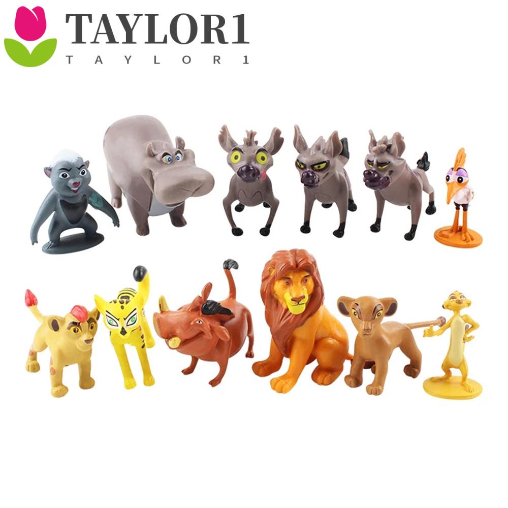 Taylor1 ของเล่นตุ๊กตา PVC การ์ตูนสิงโต Bunga Beshte Timon Hippo ...